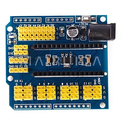 The Expansion Board with Yellow pin Extension Module For arduino uno ...