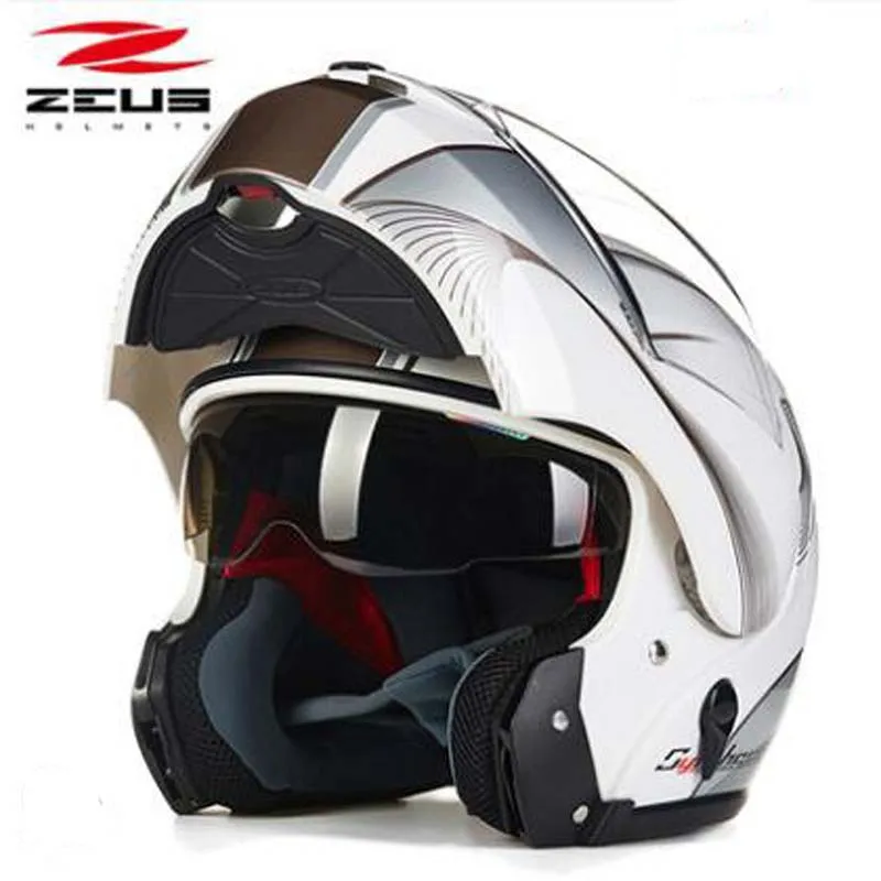 2018 New Zeus Combination Daul Lens Motorcycle Helmets Open Face ...
