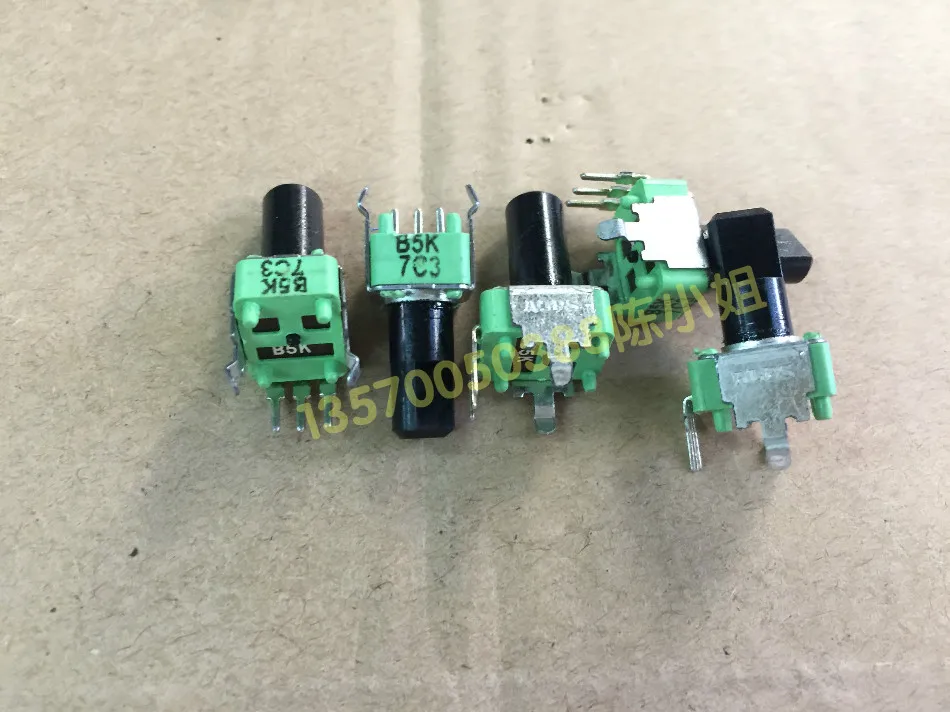 ALPS potenciómetro tipo Alpine RK09, eje largo B5K, medio eje de 13mm ...