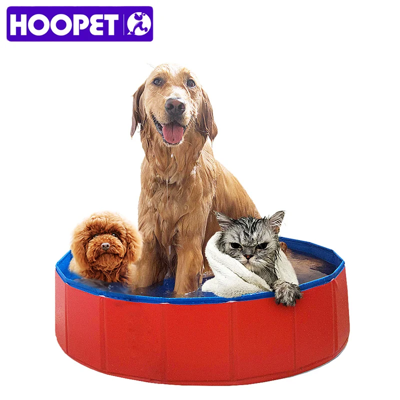 HOOPET Pet Products Large PVC Foldable Swimming Pool Bathtub for Dog ...