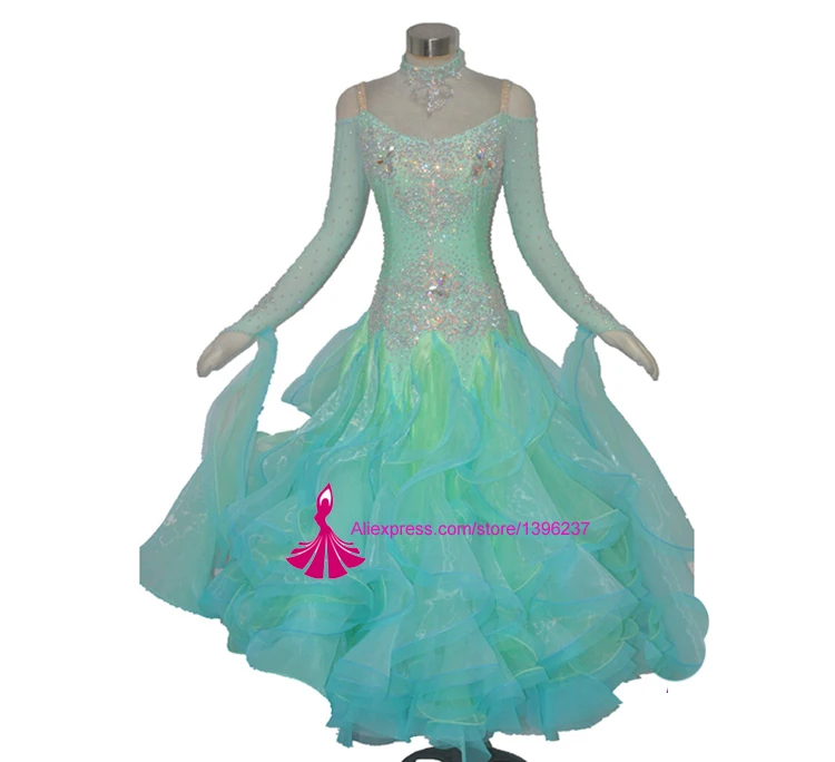 Salão de baile competição vestido adulto alta qualidade valsa tango ...