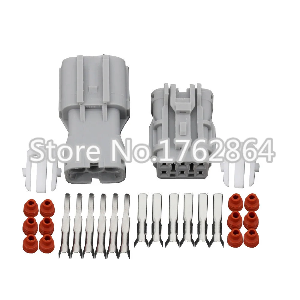 10セットDJ7061Y 2 11/21 6ピン車のソケット車の電気防水電気プラグコネクタテールライトヘッドライトアセンブリプラグ|plug connector|plug socket ...