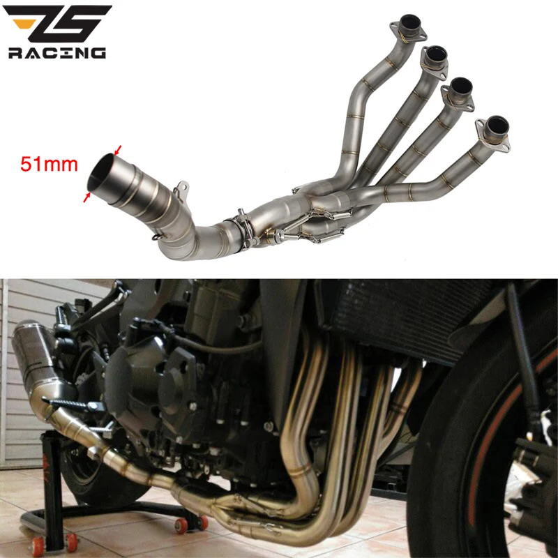 ZS Racing Motorcycle Exhaust Muffler Pipe Modified For Kawasaki Z1000 ...