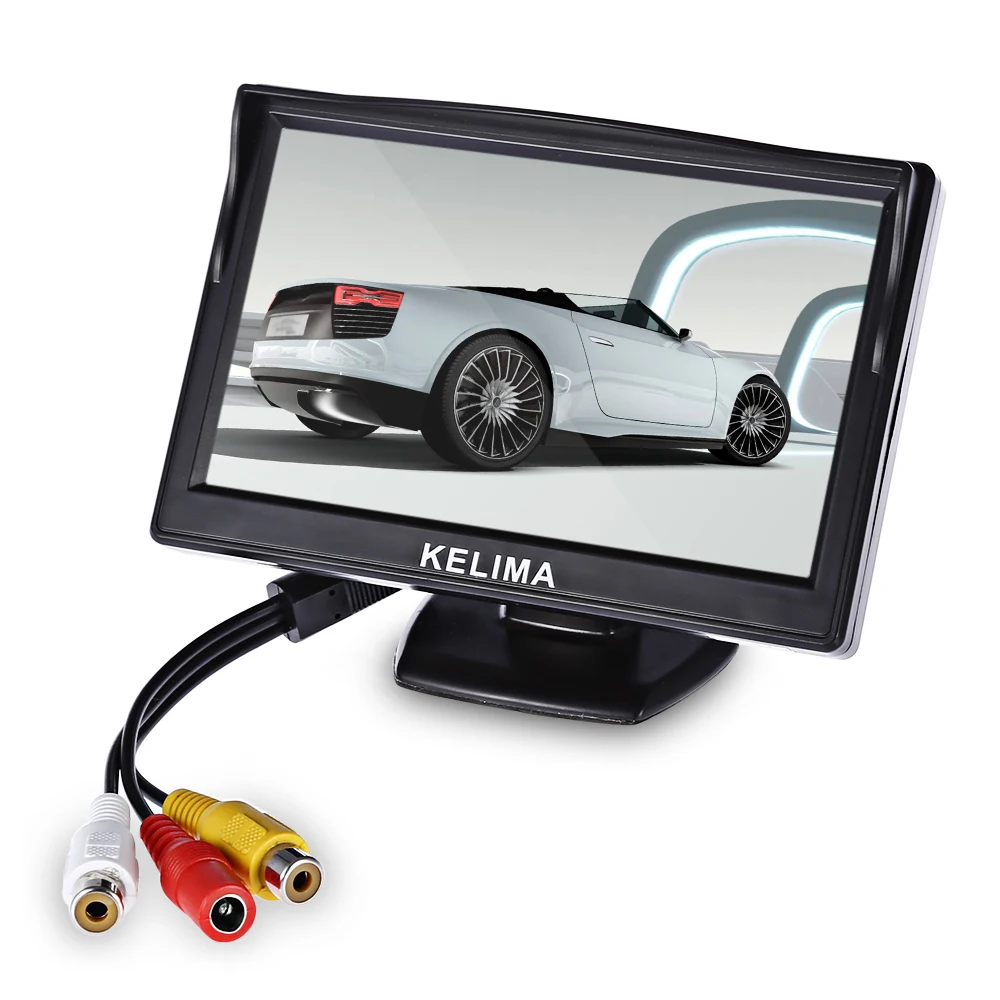 5 Inch Car Digital Colorful TFT Monitor HD Rear View Parking Auto ...