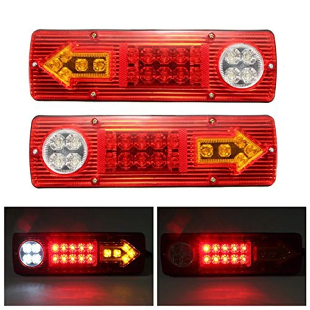 LED Trailer Rear Light Board Tail Brake Stop Indicator Lamp Reversing ...