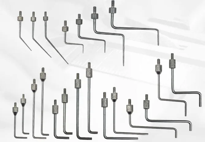 3 5pcs M2.5, Dial gauge probe, needle tip probe for dial indicator ...