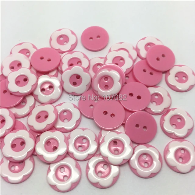 Pink Sewing Button