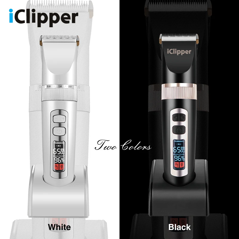 ICLIPPER Professional Hair Trimmer Rechargeable 2000 MAh Hair Clipper ...