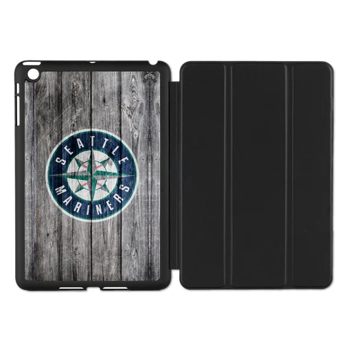 Seattle Mariners Baseball Folio Cover Case For Apple iPad 1 2 3 4 Mini ...