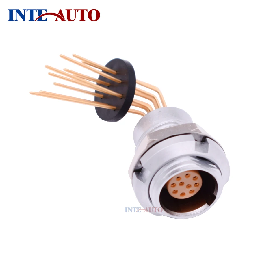 M12 Connector ZCG 1B 2 3 4 5 6 7 8 10 14 16 Pin Elbow Contact for PCB ...