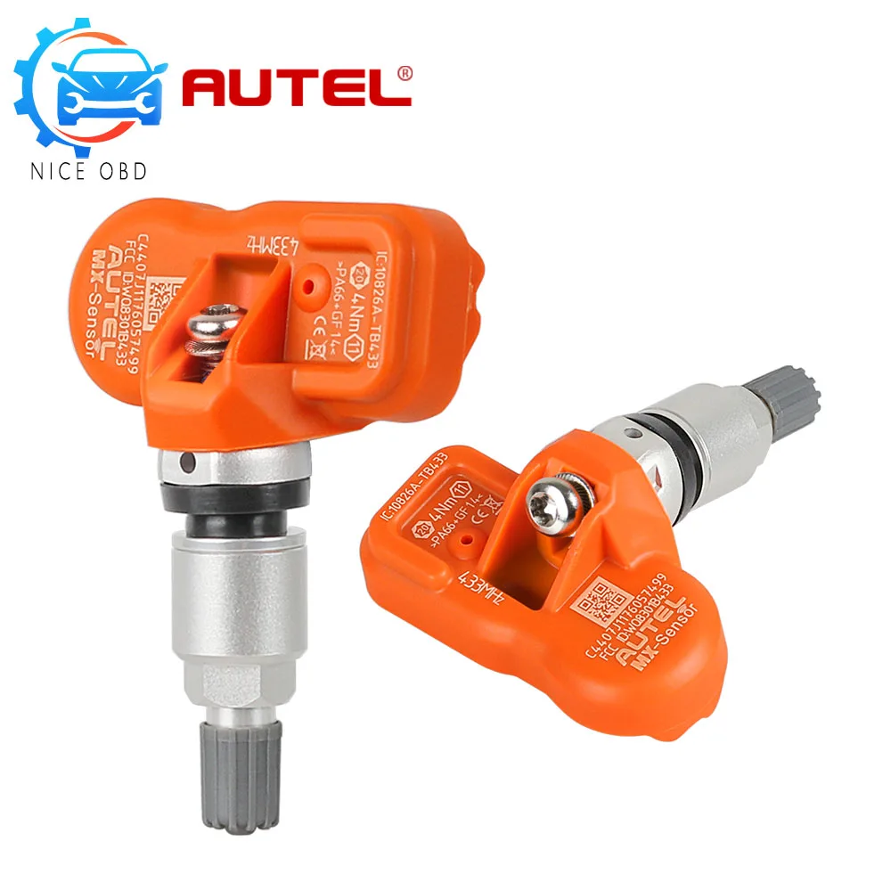 Autel Universal MX 433MHz TPMS Sensor Programmable Autel MX Sensor 433 ...