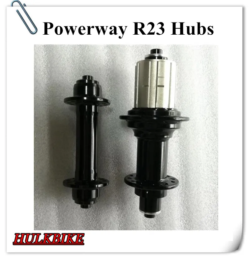 Road bicycle hub of Powerway R23 hub black or red hub with one pair of ...