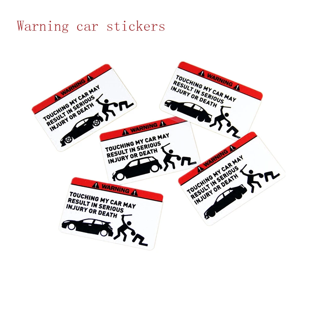 Do not touch car warning signs car stickers modified car stickers For ...