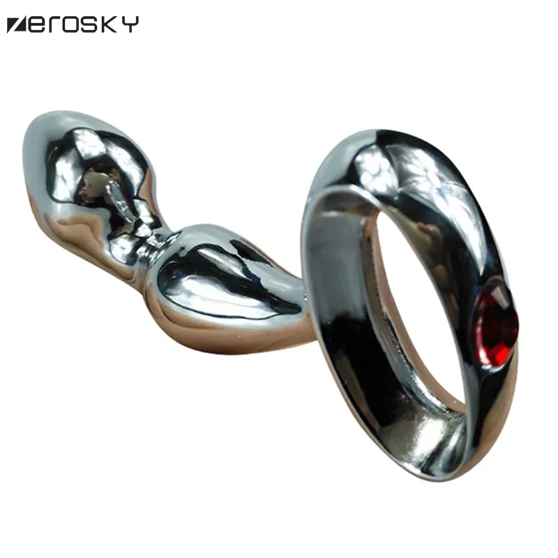 Zerosky Rvs Anale Sex Toy Voor Man Kralen Anaal Plug Erotische G Spot