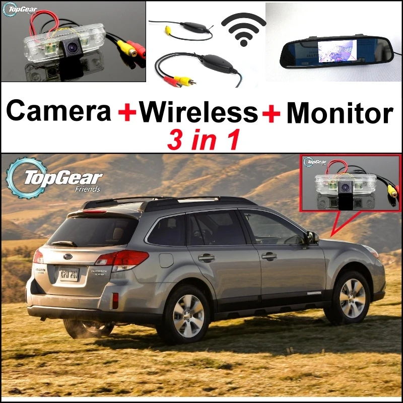 3-in1-Special-Rear-View-Camera-Wireless-Receiver-Mirror-Monitor-DIY ...