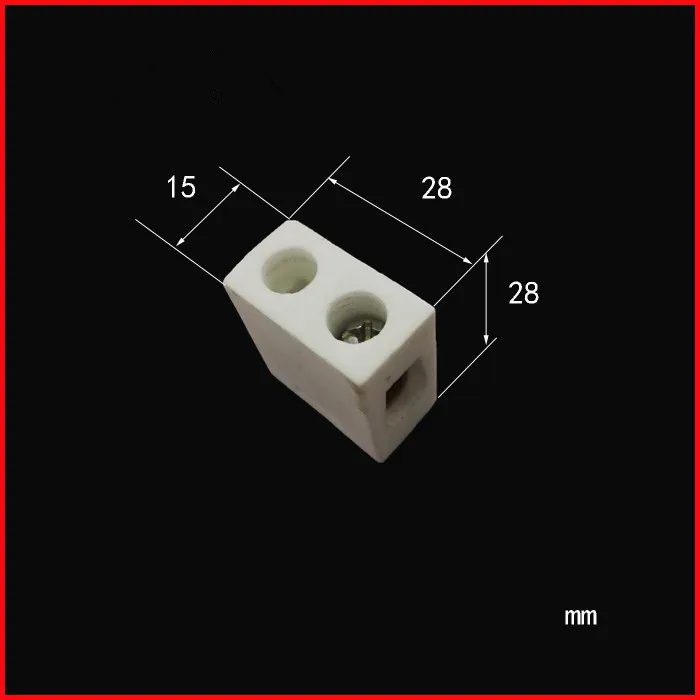 1 ceramic terminal block / high temperature insulated ceramic terminal ...