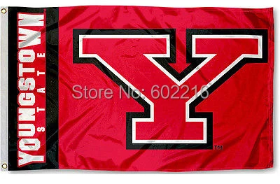 College Youngstown State University Penguins Large Outdoor Flag 3FTX ...