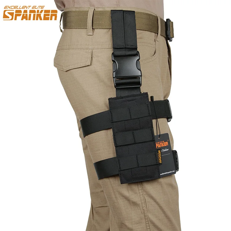 Element Airsoft Outdoor Tactical Pistol Drop Molle Leg Thigh Holster ...