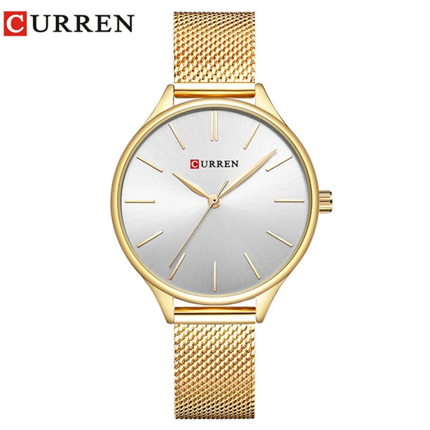 Curren 2018 Gold Watch Women Quartz Watches Ladies Top Brand Luxury ...
