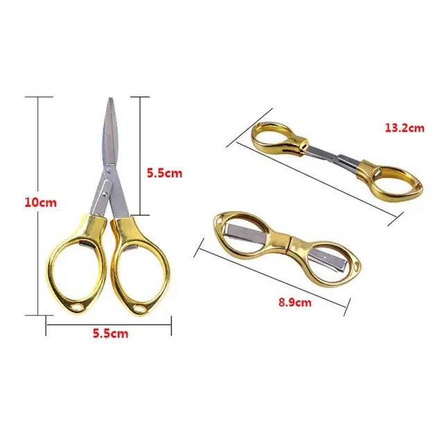 Mini Small Stainless Steel Fold Scissor Pocket Tool Utility Gadget ...