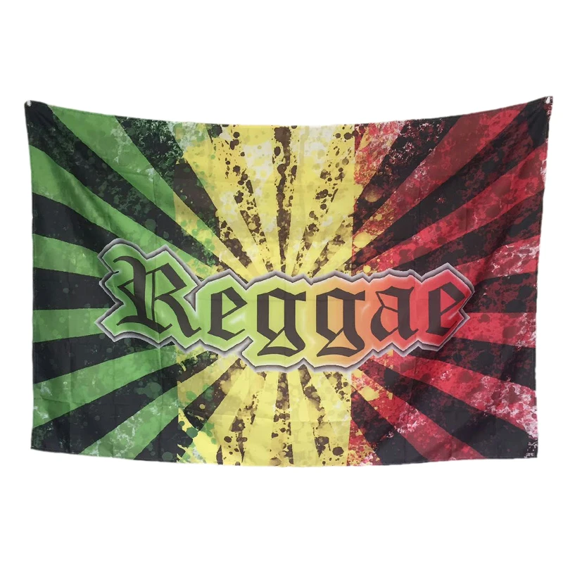 Bob Marley Reggae Rasta Hippie Band Hanging Flags And Banner Posters ...
