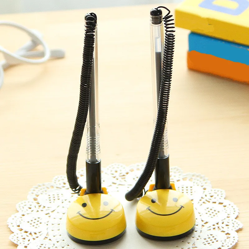 Smie Colorful Table Pen 0.5 MM Black Ink Replaceable Free rotation Gel ...