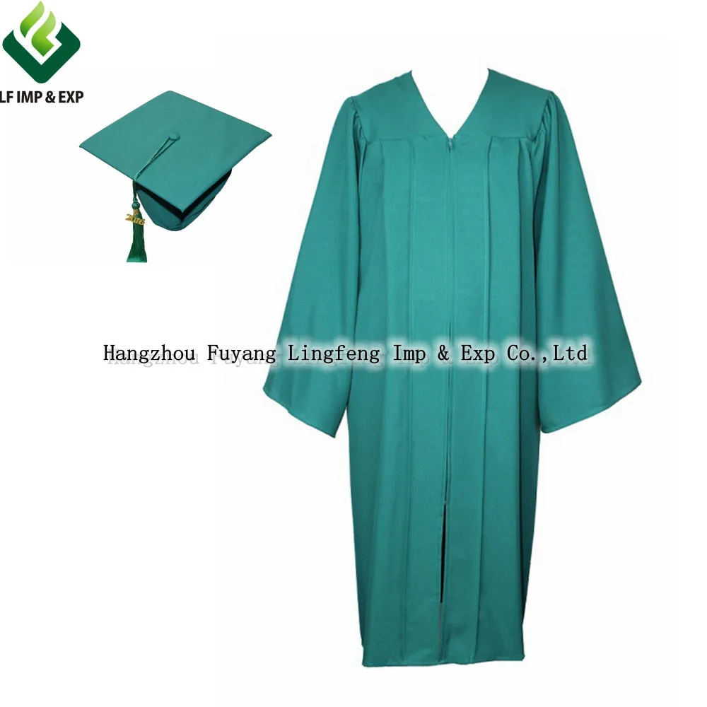 2016 Graduation Robe And Cap With Tassel Women Academic Dress Matte ...