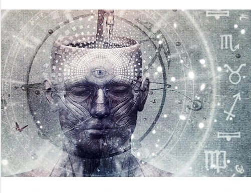 Custom poster spiritual sacred geometry brain Print 20x30 inch room ...