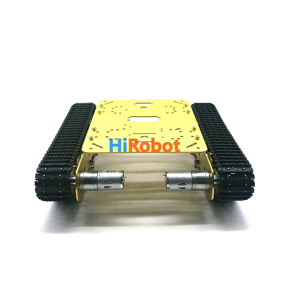 TS100 Metal Rc Robot Tank Car Chassis Shock Absorption Car With ...