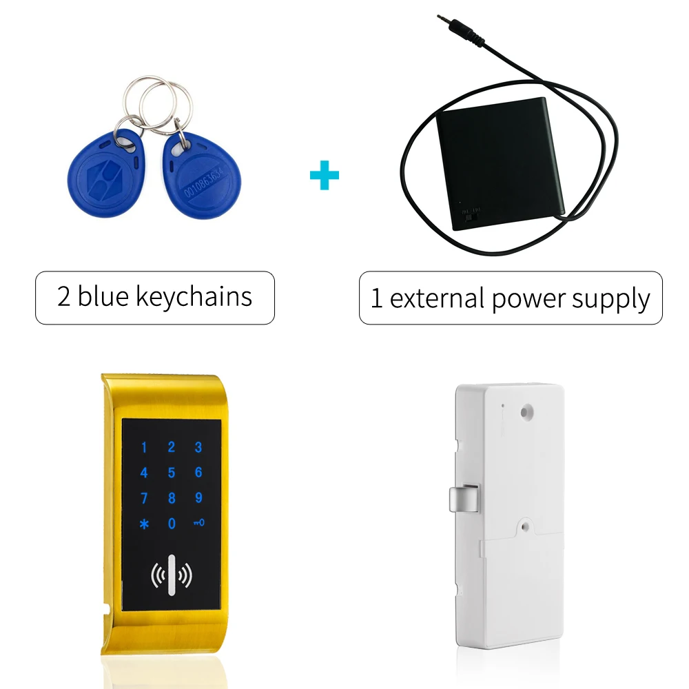 Electronic Keypad Passcode Gym Locker Lock With External Power Supply ...