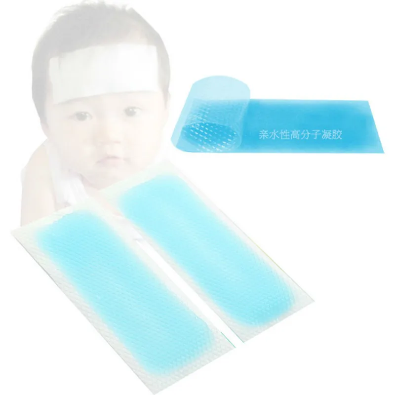 Hydrogel Antipyretic Stickers Fever Reduce Gel Patch Pad Health Care ...