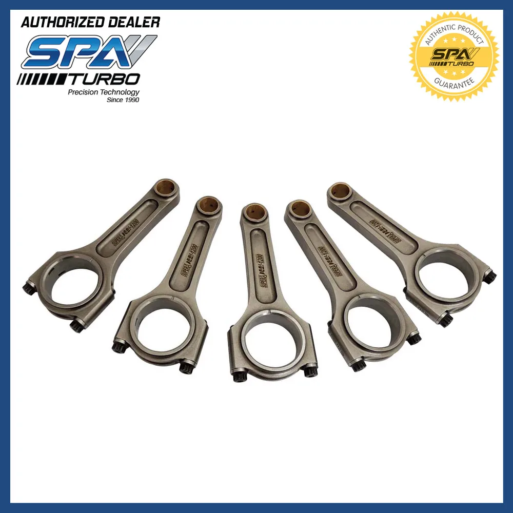 Super A 144mm 20mm wrist pin 4340 forged A I Beam 1200HP conrod 5 pcs ...