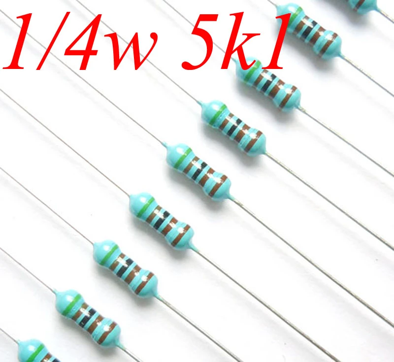 EM286D178X 1/4w 5.1k 5k1 5100 ohm 0.25w 100% original new Fixed ...
