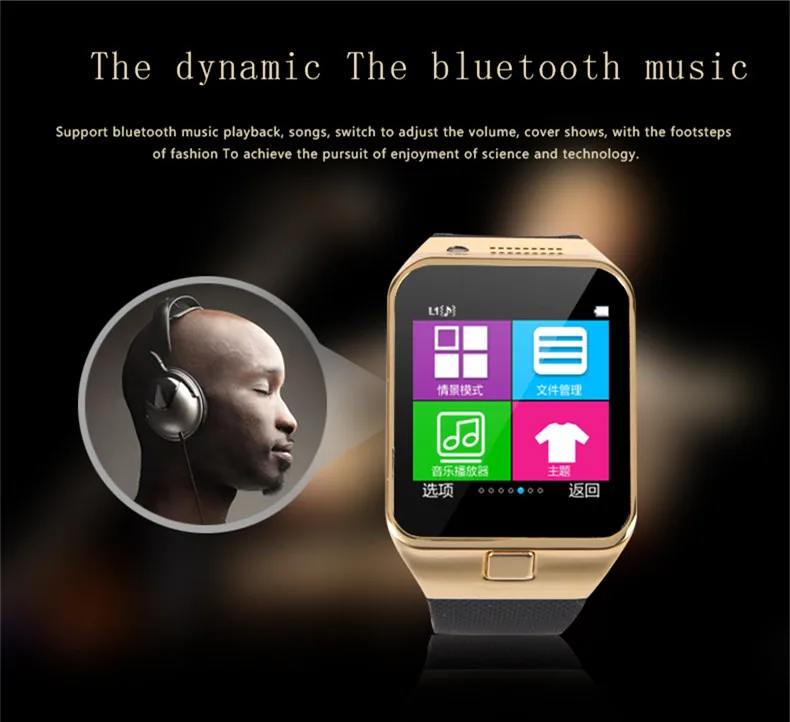 2016 Hot Selling Cute Smart Watch_M09, two way call, support Android ...