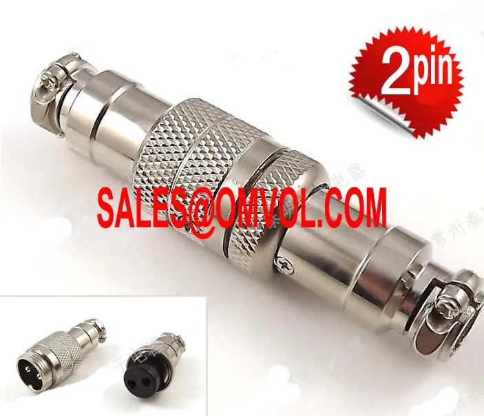 Gx16-2 Male And Female Pin Aviation Plug,circular Connector Socket Plug ...