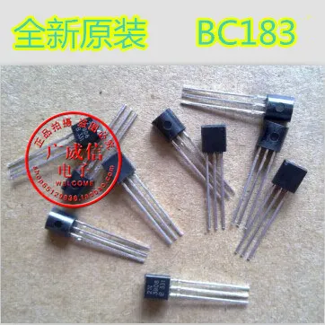 50PCS New original BC183C BC183 transistor TO 92 NPN transistor 30V ...