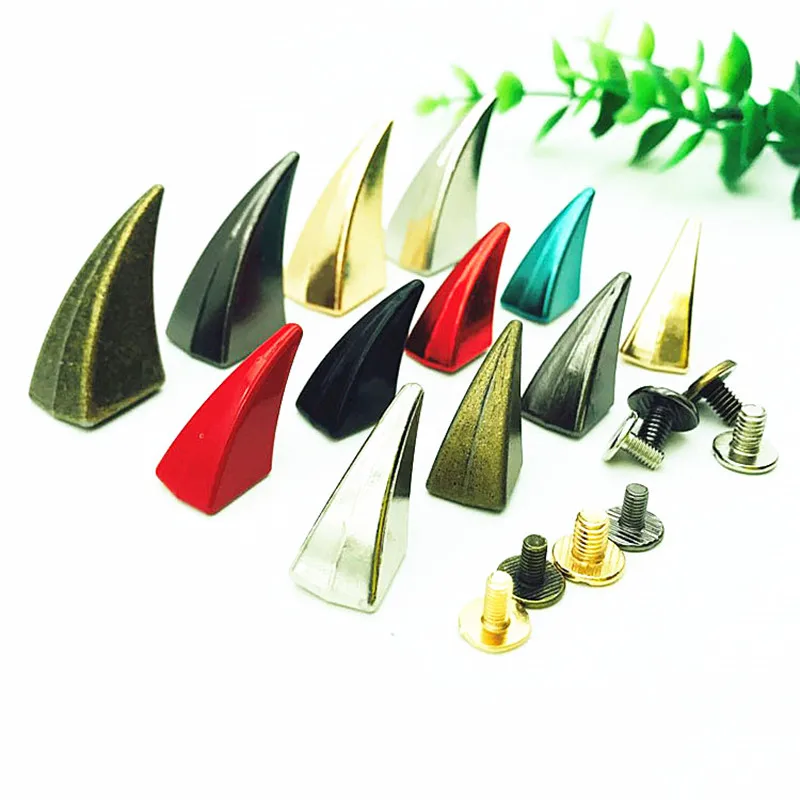 6Pcs-color-Horn-screw-rivet-hat-DIY-Craft-Cool-Punk-Garment-Rivets-For ...