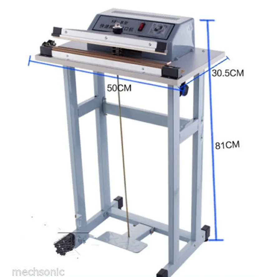 600mm-plastic-bags-pedal-impulse-heating-sealer-aluminum-filter-paper ...