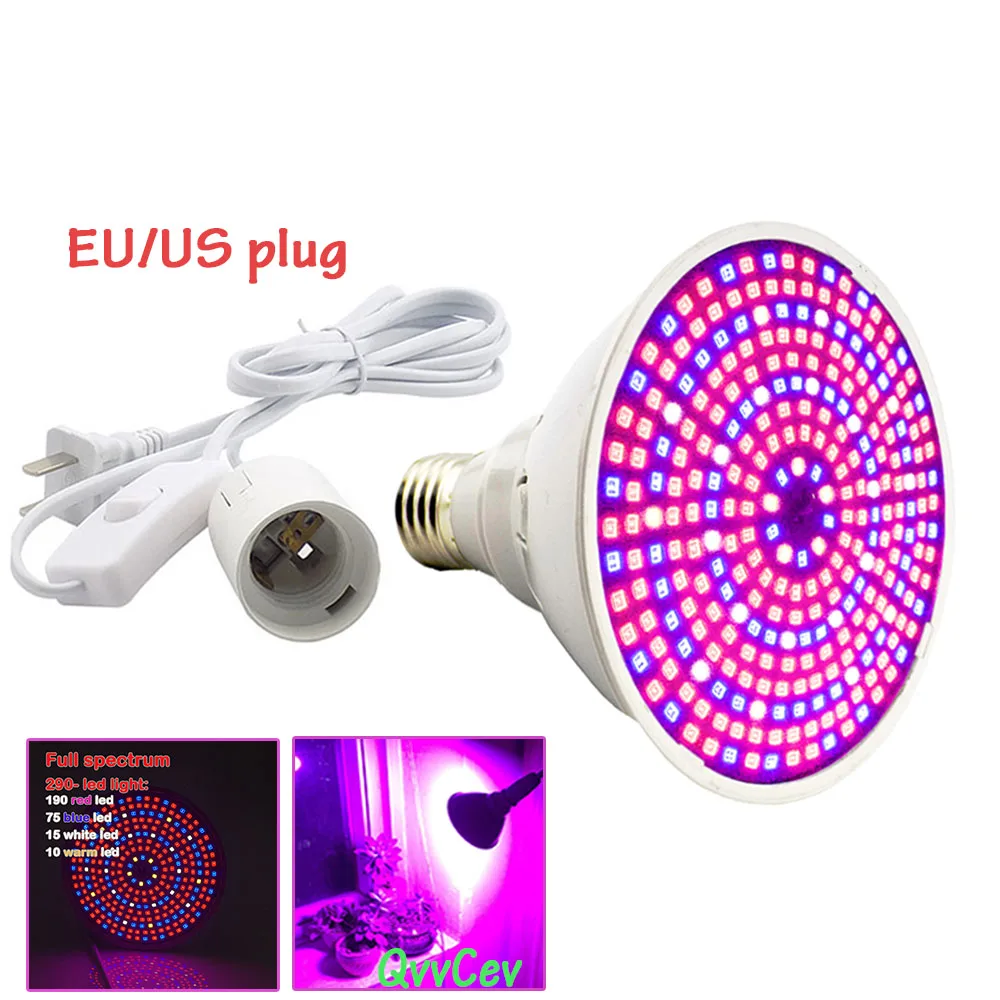 Aliexpress.com : Buy Full Spectrum 290 LED Plant Grow Light Bulbs Lamp ...