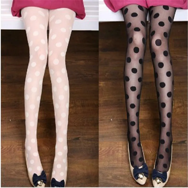 Buy Hot Sale Sexy Pantyhose Black Women Ladies Dots Entirely Seamless Sheer