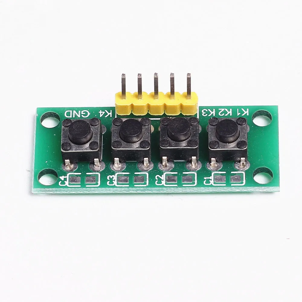 1x4 4 Independent Key Button Keypad Keyboard Module Mcu for Arduino ...