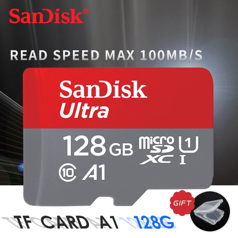 128G 100 MB/S Sandisk Ultra Micro SDXC Class10 128G Cartão de Memória Cartão Micro SD Cartões de ...