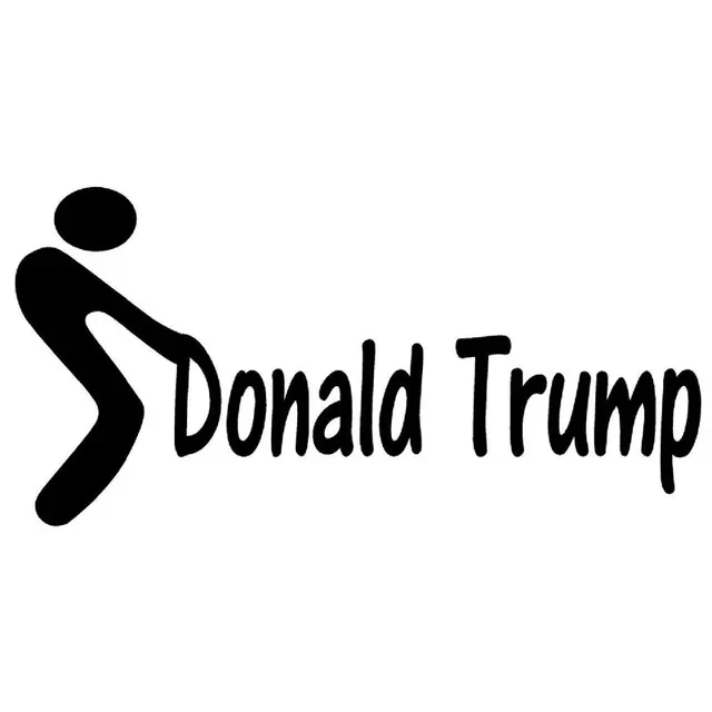 15.2CM*7.6CM F**K Donald Trump Vinyl Decal Sticker Bumper Screw ...
