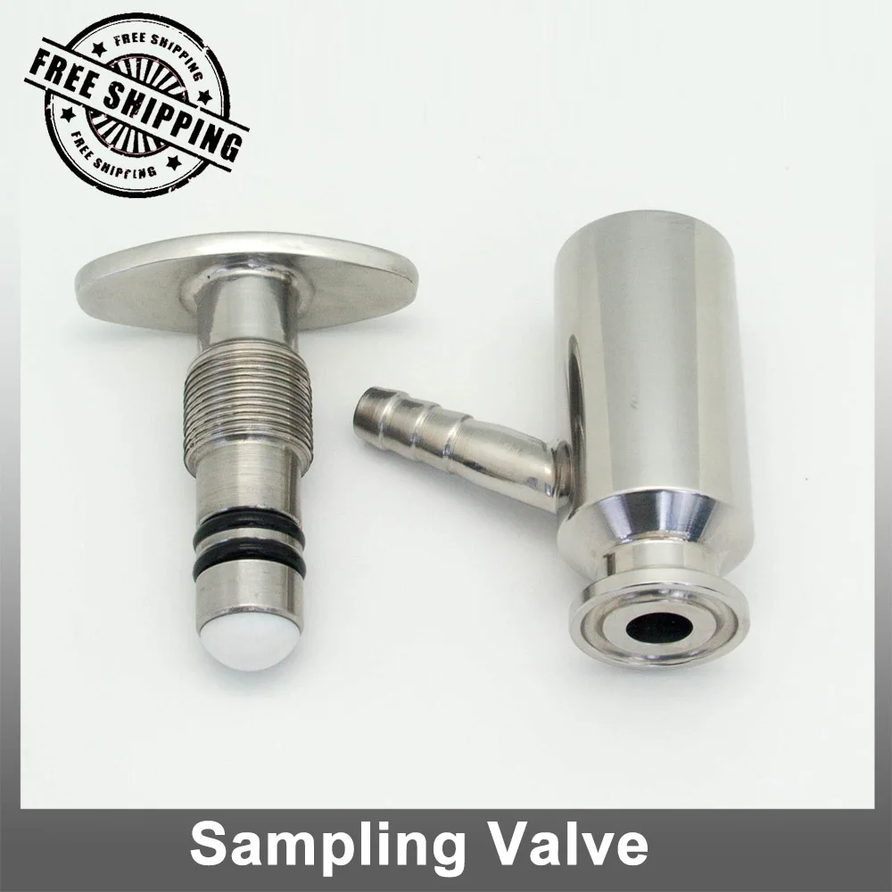 clamp flange sanitary sampling valve with 10mm barb SS304|valve store ...