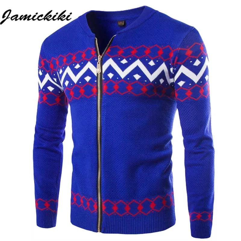 Jamickiki Marca Mens Cadigan Suéter 2016 Otoño Invierno Espesar Abrigo ...