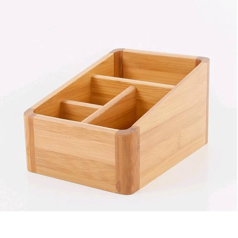 Wood Pen Holder Square Shape Europe Fantastic Pen Pots Office Home ...