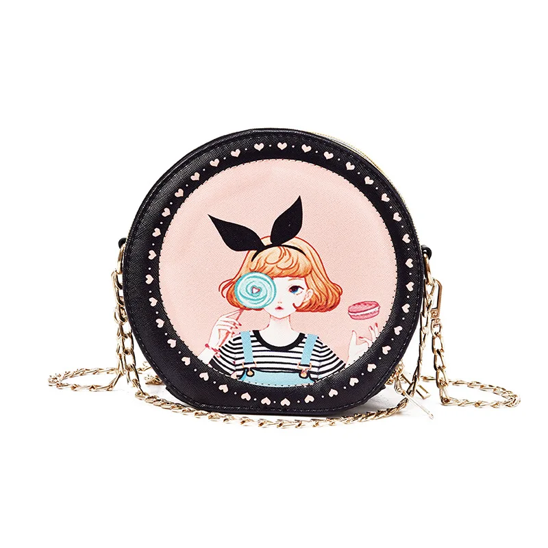 2018 Handbag Prints Small Bag, Girl's Small Satchel, Student Hand Chain ...