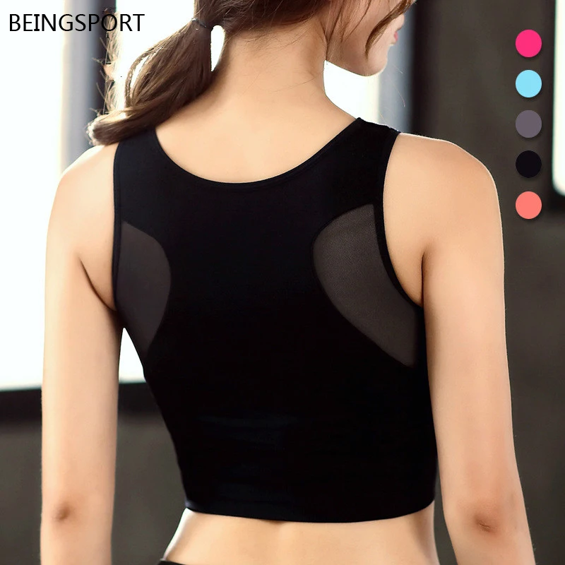 2018 Hot Yoga Bra mujer Padded Sports Bras Shake Proof Running Bra ...