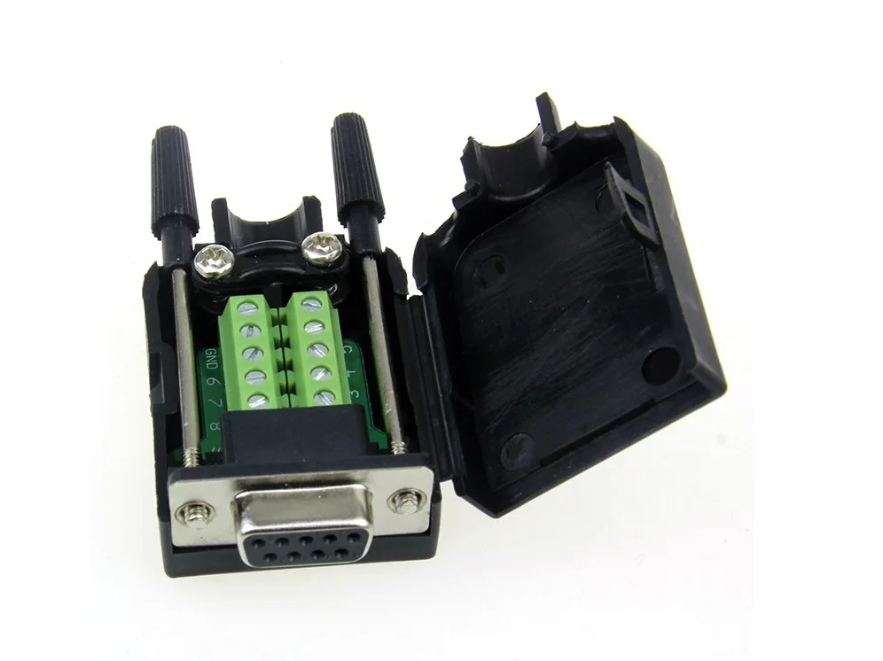 DB9PIN RS232 Solder Free Serial Interface Terminal Blocks COM 485 ...