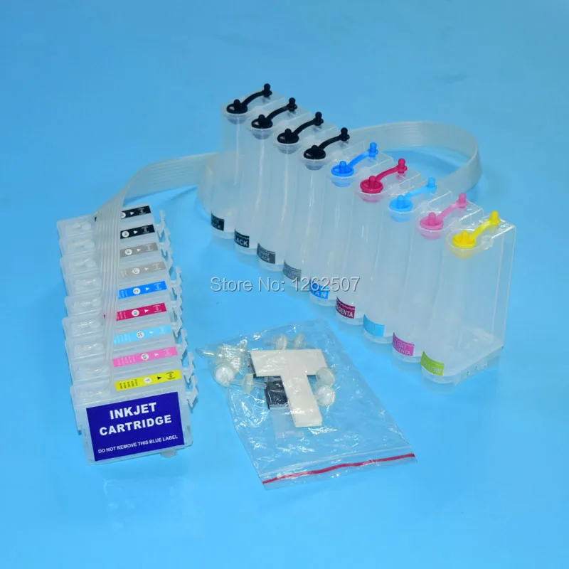 Bulk ink ciss system For Epson Surecolor P600 T7601 T7609 Inkjet Photo ...